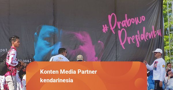Foto: Ribuan Kader dan Simpatisan Partai Gerindra Sultra Ikut Jalan Santai | kumparan.com